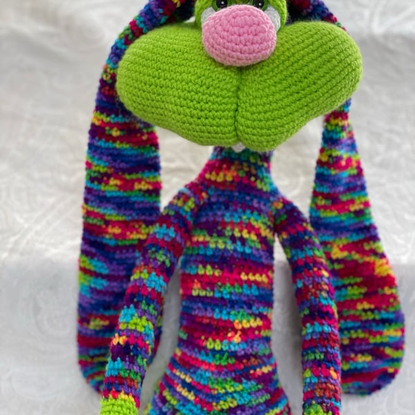121 Bunny Rabbit Crochet Pattern - Dude Keks Amigurumi Soft Toy PDF in ...