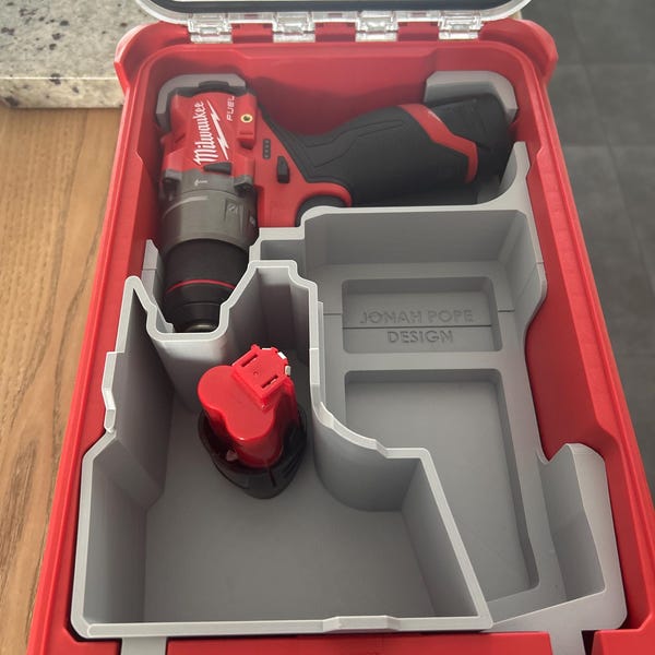 Router Bit Insert for Milwaukee Packout by Jonah Pope Design | Custom ...