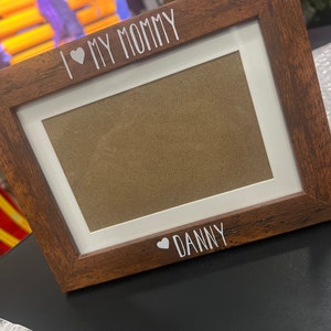 Personalized Name Picture Frame Personalized Frame Kid Name - Etsy