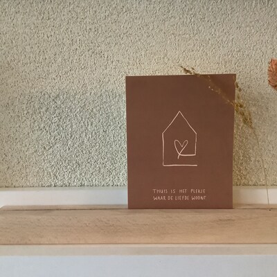 Card and Dried Flower Holder 10 Cm. Card Holder With Space for Dried ...