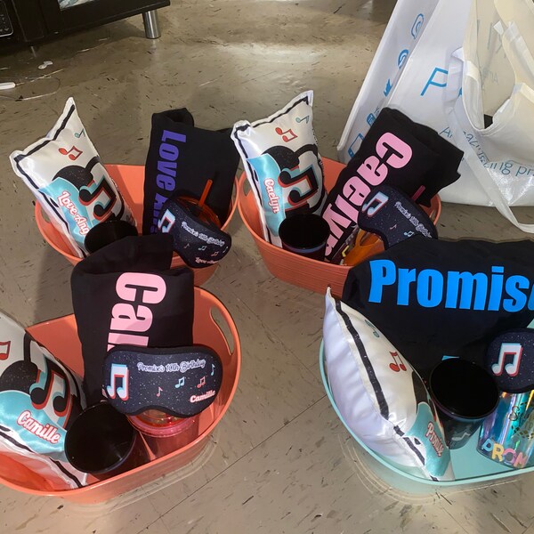 Personalized Pajama Party Kit (pillow and Eye Mask), Sleepover Party ...