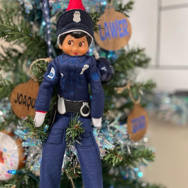 Police and Prisoner Elf Costumes, Elf Outfits, Doll Outfits, Police ...