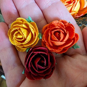 Sweetheart Blossoms Mulberry Paper Flowers in Pink Tones CH00SE COLOR ...