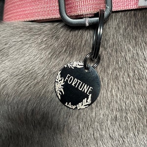 Luxurious Dog Tag With Personalization, Engraved Name ID Tag for Dogs ...