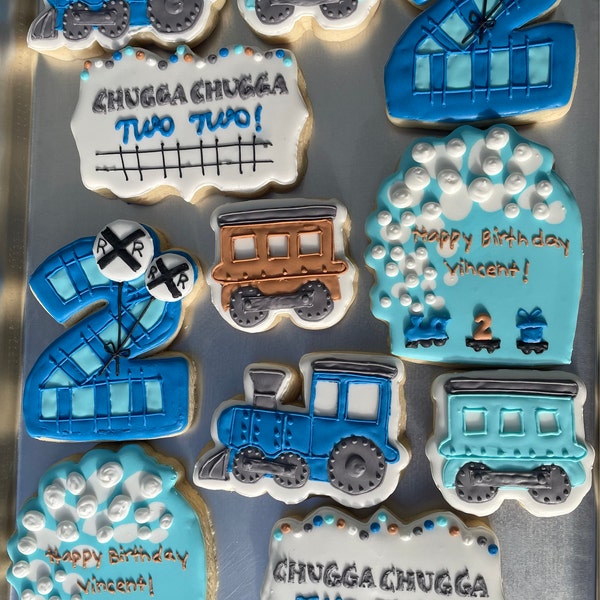 Number 2 With Balloons Cookie Cutter - Birthday Party Number Two Cookie ...