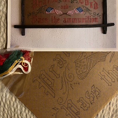 The Daughters of the American Revolution DAR Cross Stitch Chart - Etsy