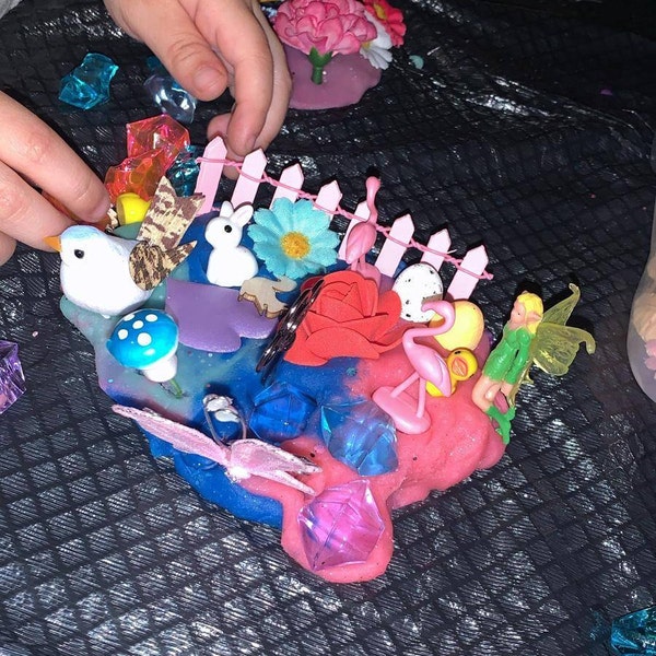 Fairy Garden Play Dough Kit,sensory Kit, Play Dough Kit, Playdoh ...