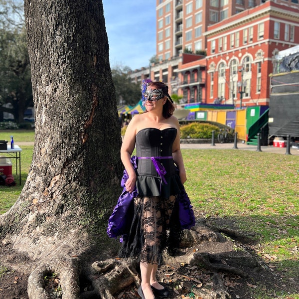 Goth Viking Queen Wedding Dress With Sleeves Unique Faux Fur Trimmed ...