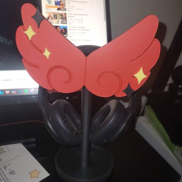 Mecha Angel Wings Headphone Stand - Elevate Your Desk Setup With Some ...