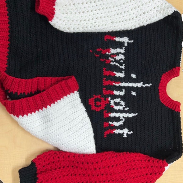 Twilight Crochet Sweater | Digital Pattern - Etsy