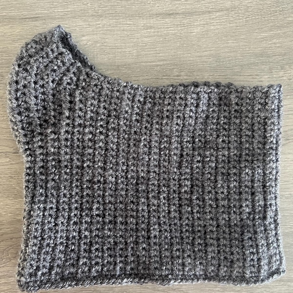 Half Balaclava Buff Ski Mask CROCHET PATTERN: Mens Neck & Face Warming ...