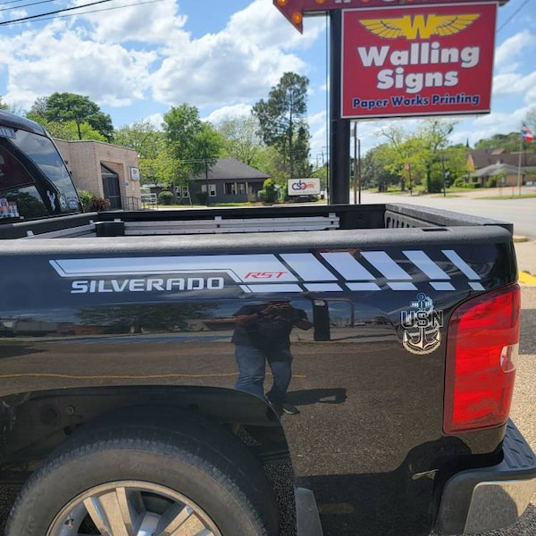 Silverado RST Decals Fits Truck Chevrolet Silverado Bedside Chevy ...