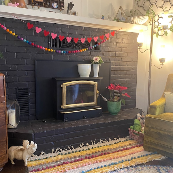 100% Wool Yellow Rug Rag Bedroom Stylish Boho Throw Rug Scandinavian ...