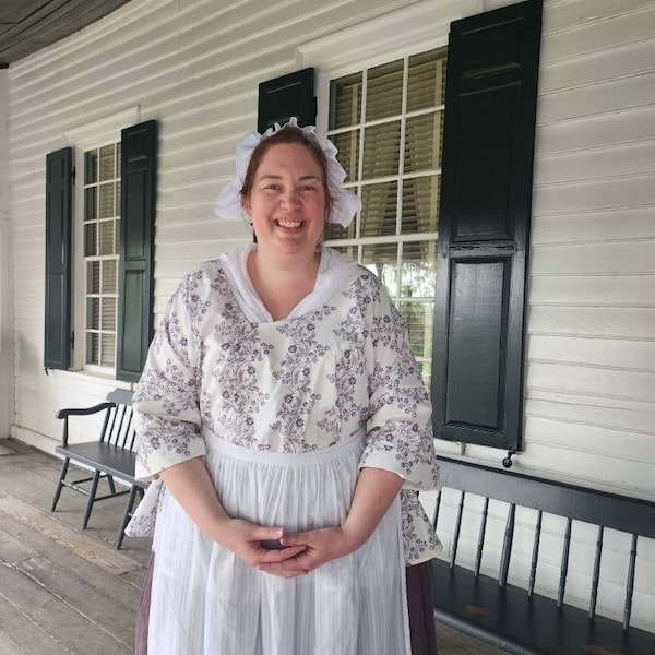 Net Lace Cap-18th Century Reproduction-white or Ivory-scallop Edge ...