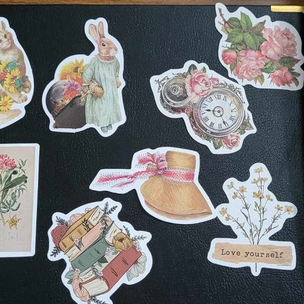 40 Pieces Vintage Lady Stickers, Retro Fashion Lady Stickers ...