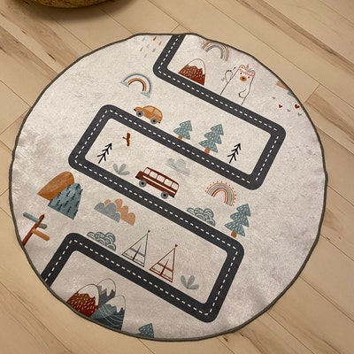 Apollo Nursery Rugrocket Playmat for Kid Roomspace Toddler - Etsy