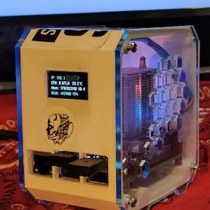 Raspberry Pi 4B Desktop Split SSD Case - Etsy