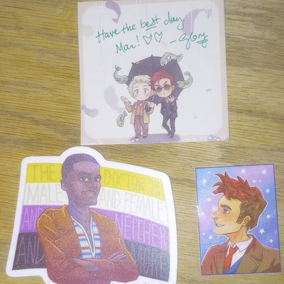Pride Flag 14th Doctor Sticker, David Tennant, Doctor Who, Fourteenth ...
