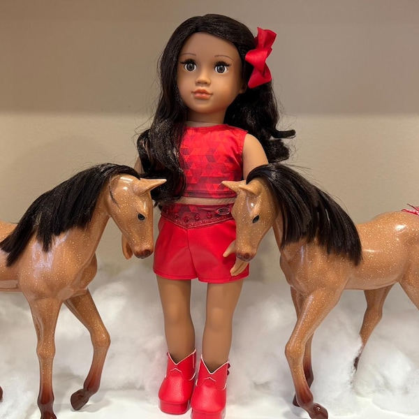 VSCO GIRL Makeup Fits American Girl 18 Inch Doll Accessories Removable ...