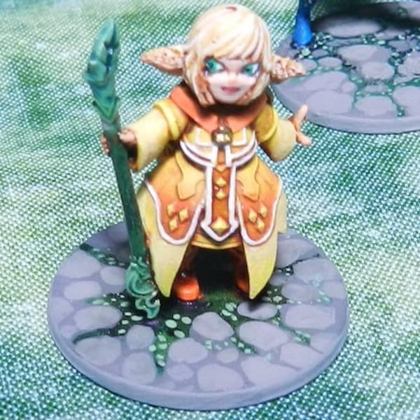 Shanty the Halfling Summoner • RN Estudio • 3D Resin Printed 28-32mm ...