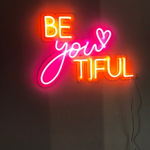 One Line Face Neon Sign, Modern Art, Wall Art, Neon Gift, Gift for Him ...