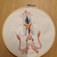 Embroidery Pattern Modern Embroidery Pattern Introvert PDF - Etsy Israel