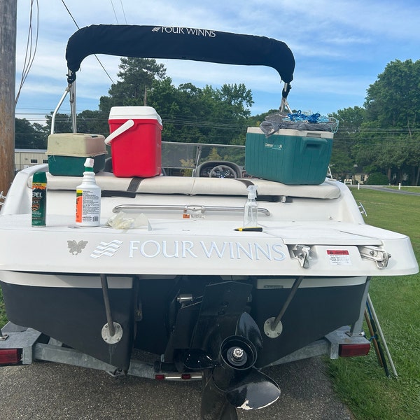 Donzi Boats Emblems 25" Black Chrome + FREE FAST Delivery DHL Express ...