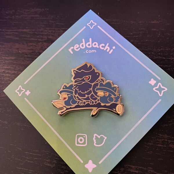 Poke Enamel Pins | Appletun, Applin, Dreepy, Drakloak, Dragapult ...