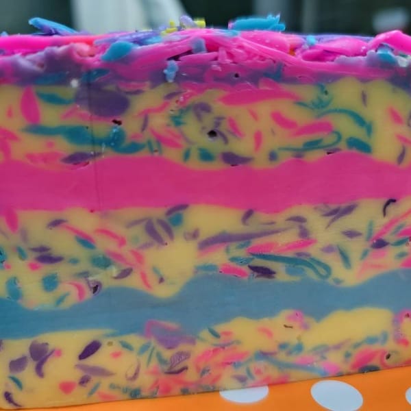 Happy Birthday Cake Handcrafted Soap, Glycerin Soap, Birthday Gift Soap ...