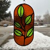 Leaf Stained Glass Pattern Leaf Do It Yourself DIY Stained Glass ...