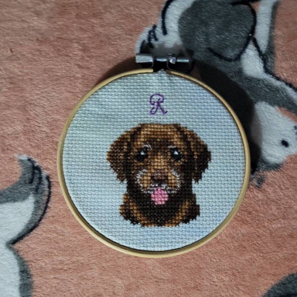 Chocolate Labrador Cross Stitch Pattern PDF Bundle - Chocolate Lab ...