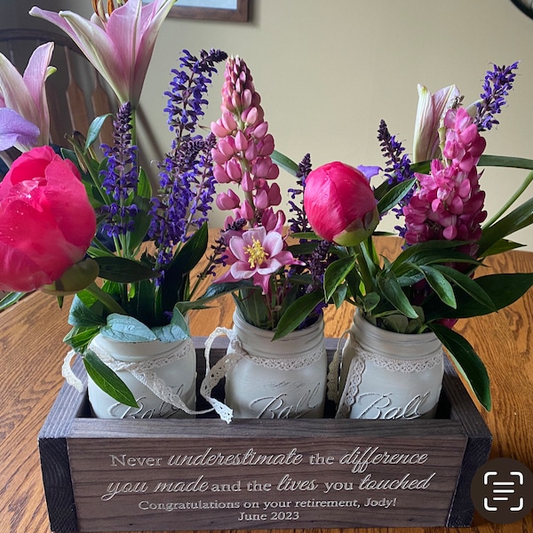 Retirement Flower Box | Retirement Gifts | Retirement Gifts for Women ...