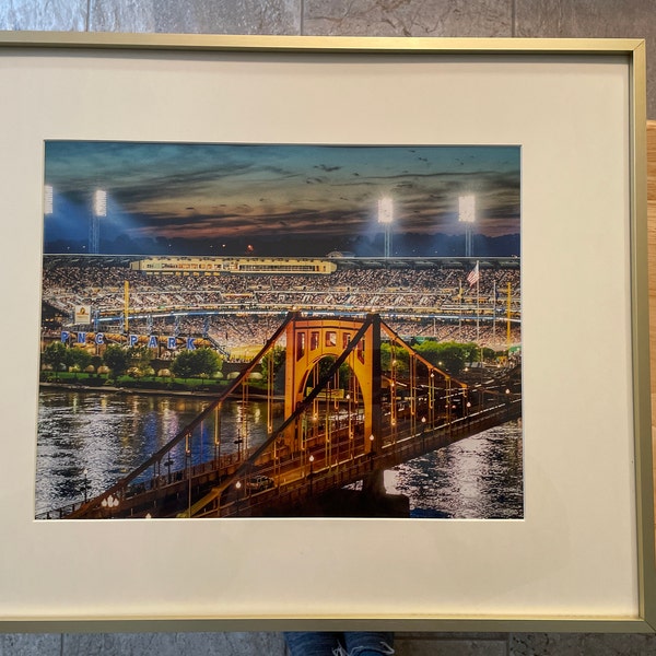 Pittsburgh Steelers Football - Heinz Field at Sunset - Etsy