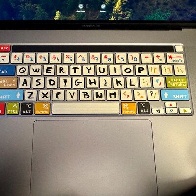 Notebook Keyboard Stickers Laptop Keyboard Cover Vinyl MacBook Keyboard ...