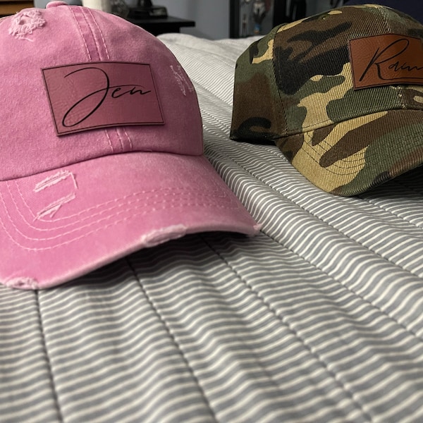 Signature Cursive | Adult/teen | Custom Adult Snapback Hat ...