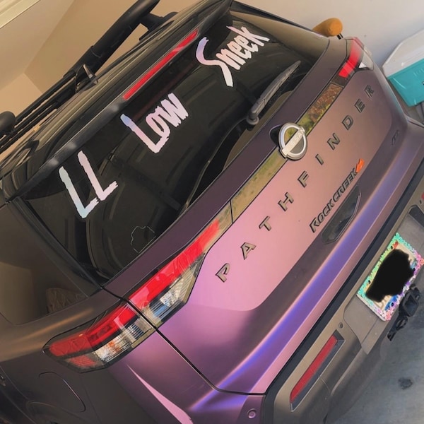 Premium Metallic Gold Custom Personalized Instagram Name Vinyl Decal ...