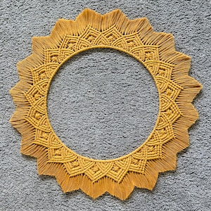 Wall Hanging Macrame Geometric Design Pattern DIY - Etsy