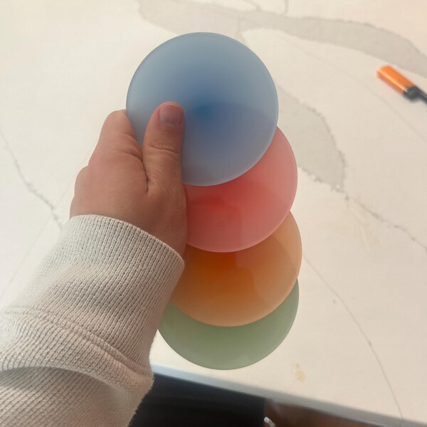 Modern Acrylic S-shape Coffee Table Sleek, Unique Acrylic S-shape Table ...