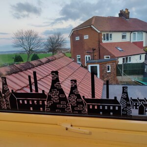 Stoke-on-trent Potteries Window Scene Black or White Vinyl - Etsy UK