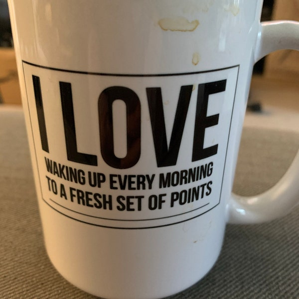 WW Weight Watchers Coffee or Tea Mug Weight Loss Points - Etsy