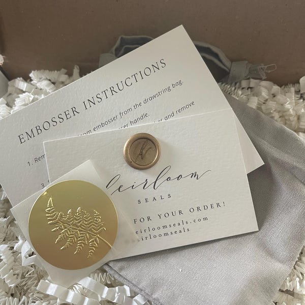 Personalised Embosser From Your Own Logo or Artwork, Great for Use on ...