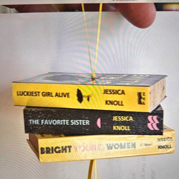 Personalized Book Stack Ornament, Small, Customizable - Etsy