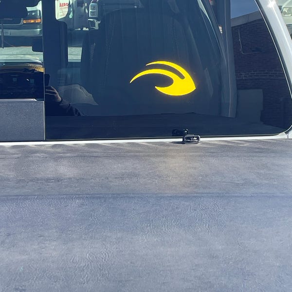 University of Michigan Wolverines Football Winged Helmet Maize 6" Car ...