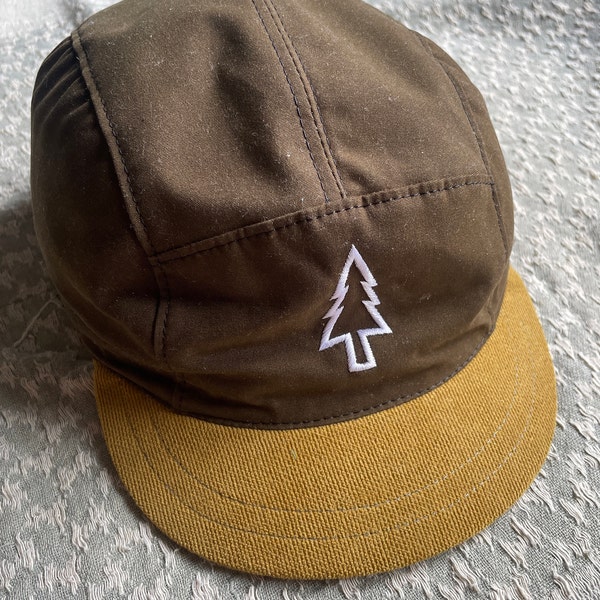 Army 5 Panel Hat, Military Cycling Cap, Upcycled Front Panel, Three ...