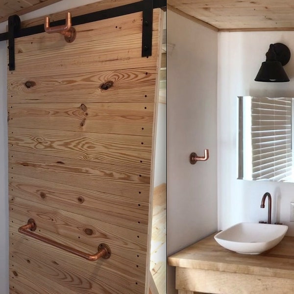 Copper Pipe Curtain Rods, Towel Holders, Very Elegant for Hanging ...