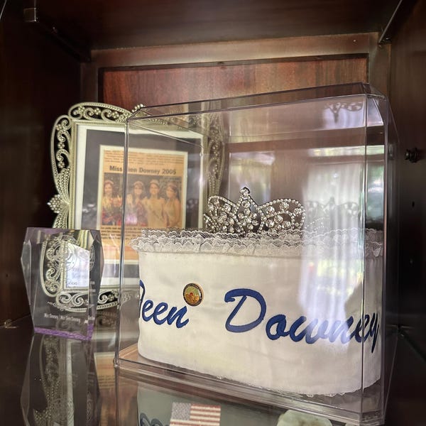 Crown or Tiara Carrying Case With Custom Velvet Cushion - Etsy