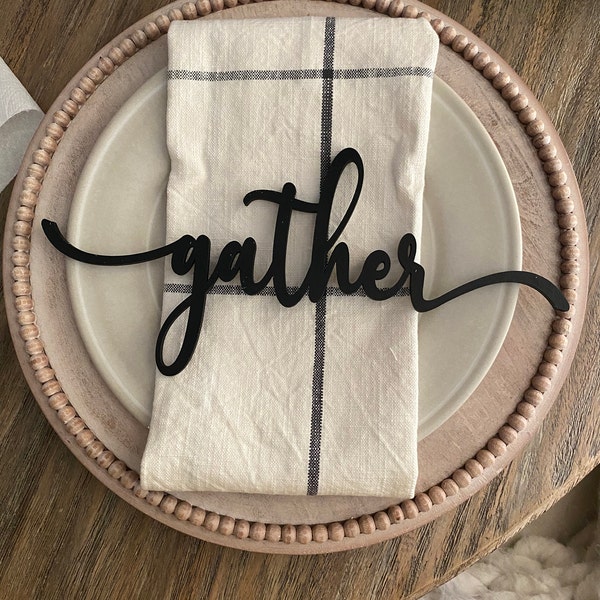 Table Word Place Setting, Thanksgiving Decor, Formal Dining Room, Fall ...