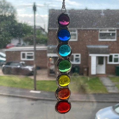 Stained Glass Chakra Panel - Etsy