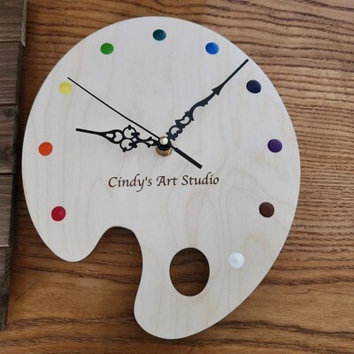 CUSTOM Math Clock Engraved Math Gift With Name or Phrase of Your Choice ...