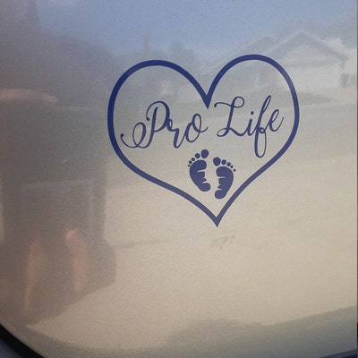 Pro Life Decals Baby Feet Car Window Sticker Gifts for - Etsy